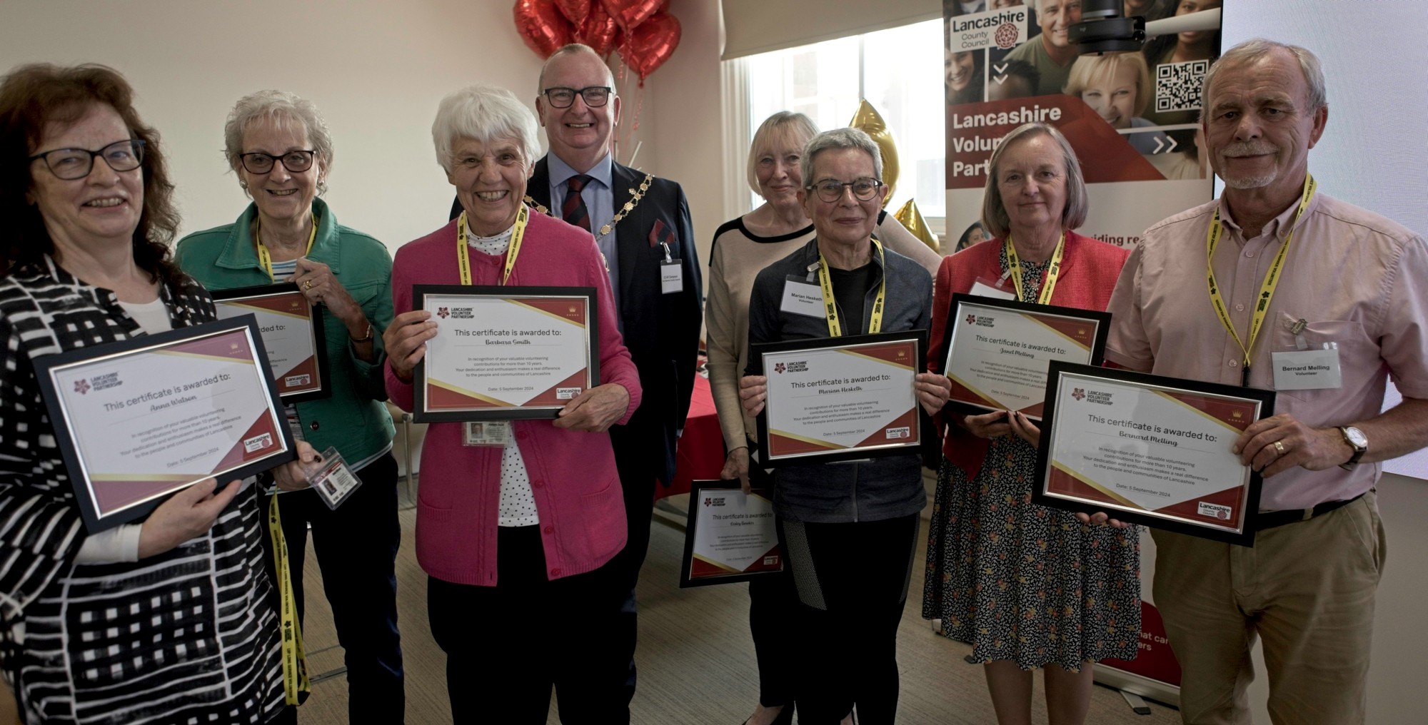 Long Service Awards • Lancashire Volunteer Partnership